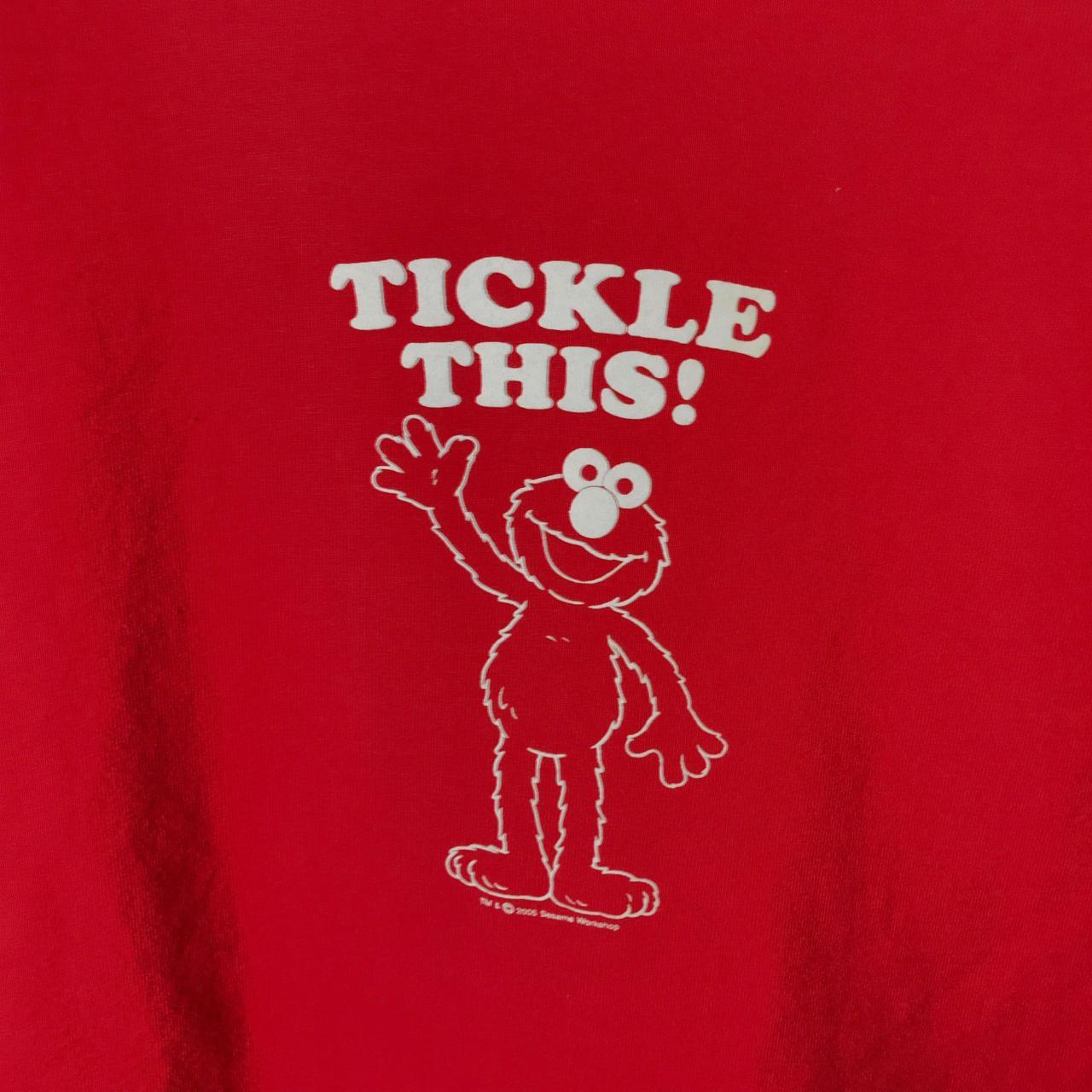 2005 VIntage Elmo Tickle This T Shirt 00s Cartoon... - Depop