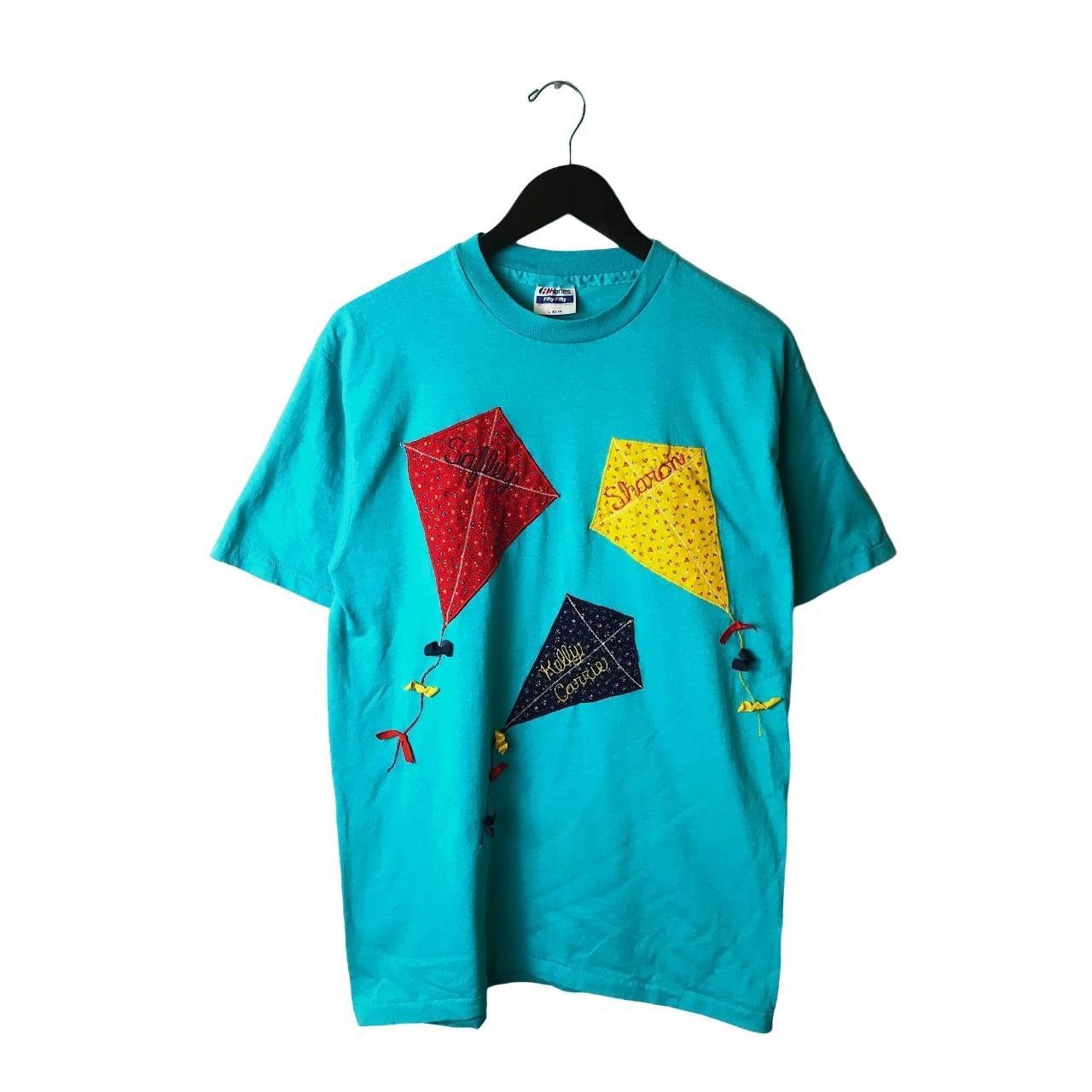 90s Vintage Kites Sharon Karen Carrie T Shirt Single... - Depop