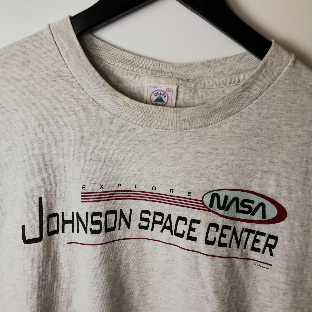90s Vintage Nasa Johnson Space Center T Shirt Adult... - Depop
