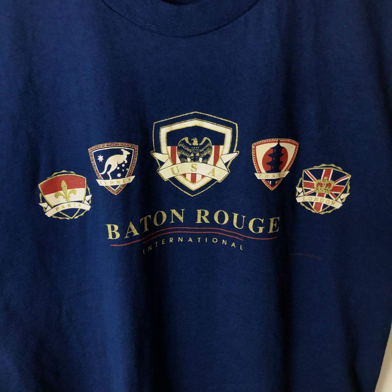 90s Vintage Baton Rouge International T Shirt USA... - Depop