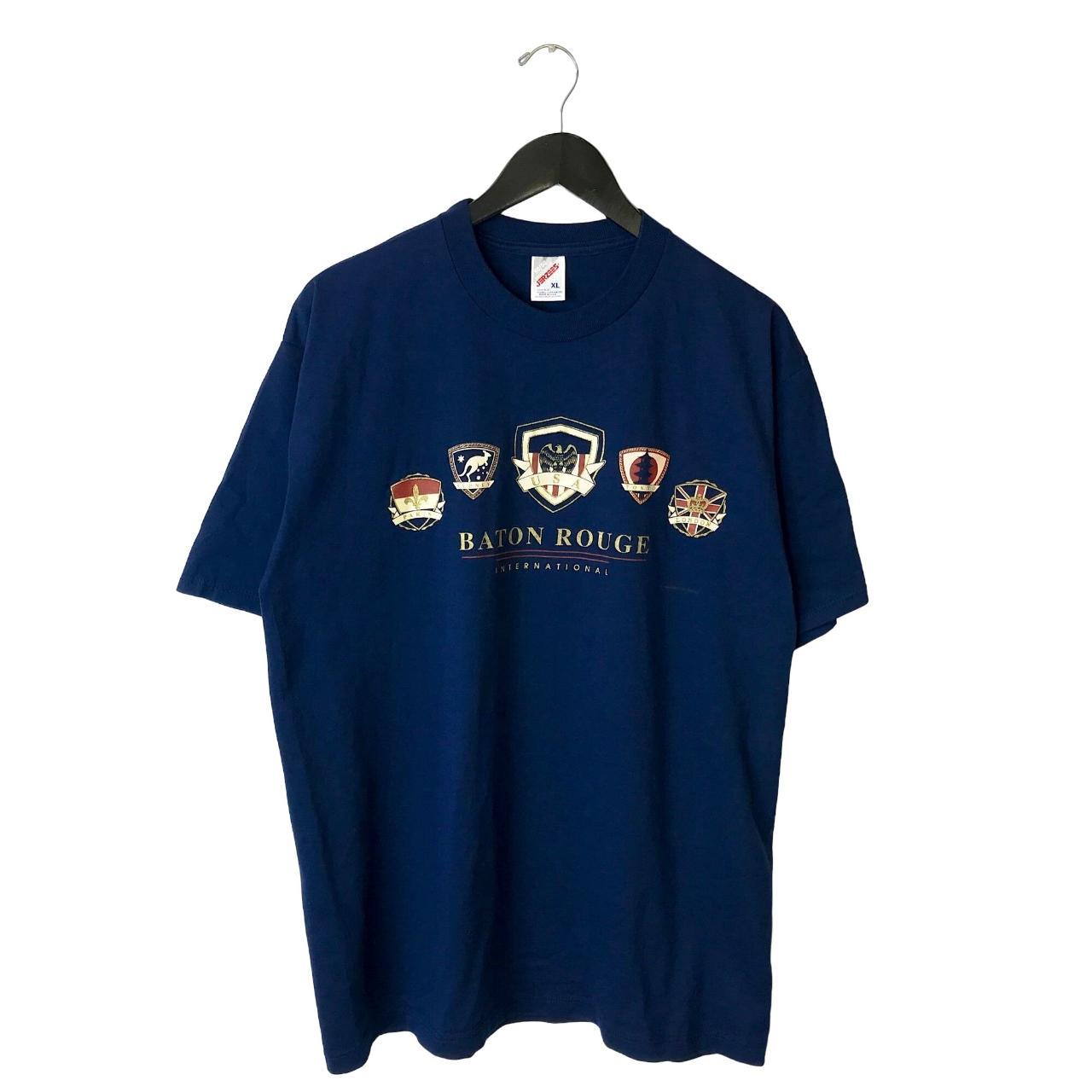 90s Vintage Baton Rouge International T Shirt USA... - Depop
