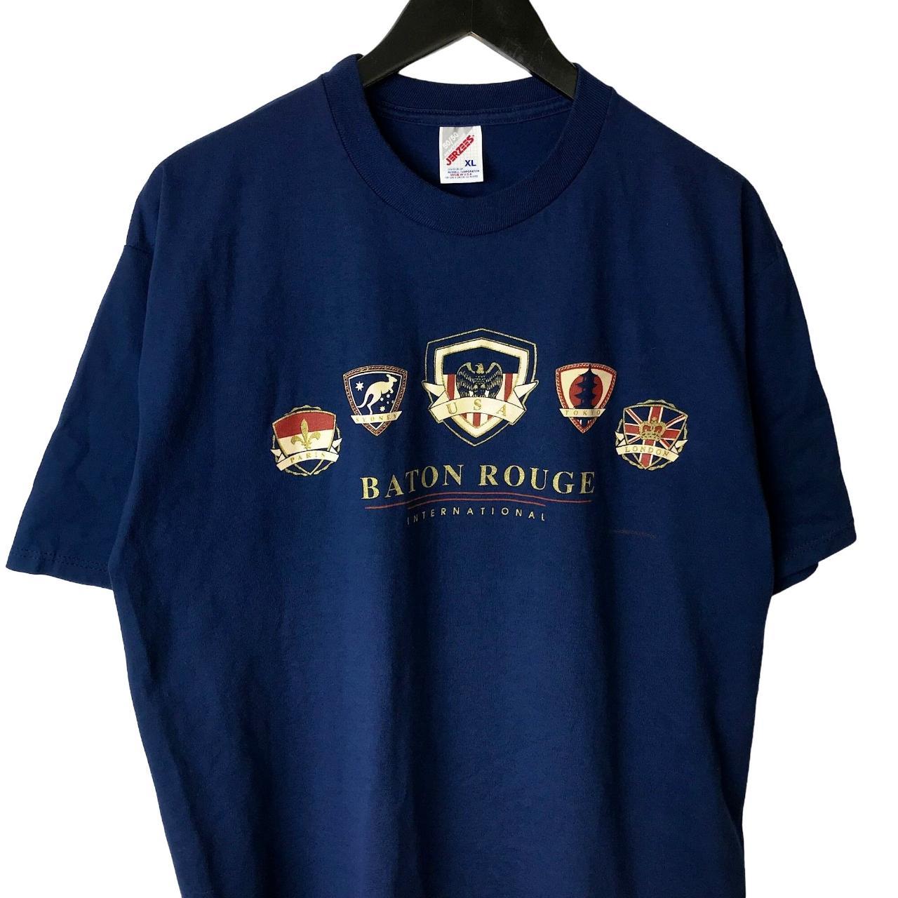 90s Vintage Baton Rouge International T Shirt USA... - Depop