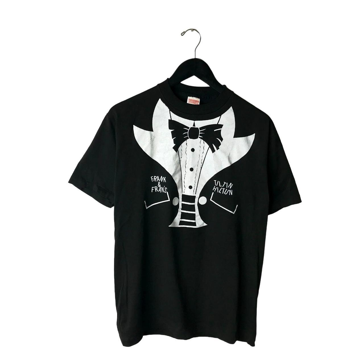 80s Vintage Frank & Fran's Tiltin Hiltun T Shirt... - Depop