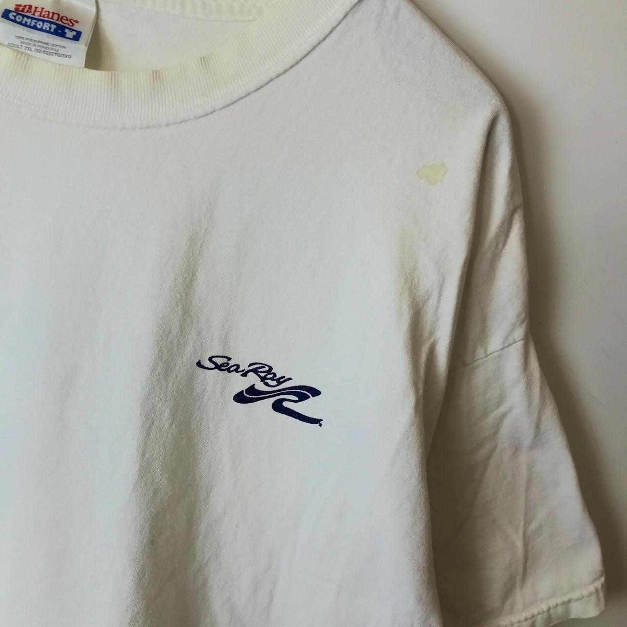 Y2K Vintage Sea Ray T Shirt Adult White 2XL XXL... - Depop