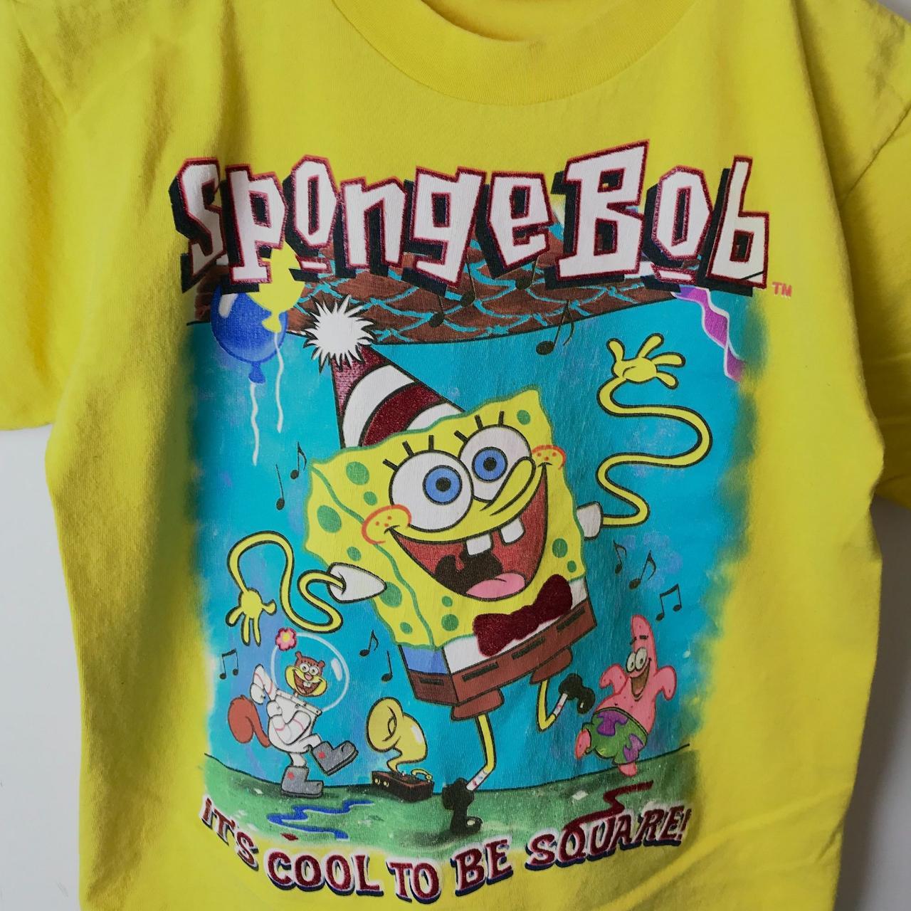 2002 Vintage Nickelodeon Spongebob T Shirt Y2K... - Depop