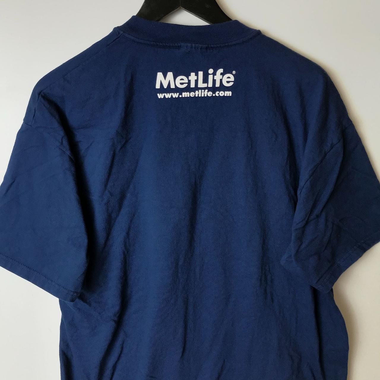 Vintage Metlife Snoopy T Shirt Adult Blue XL Extra... - Depop