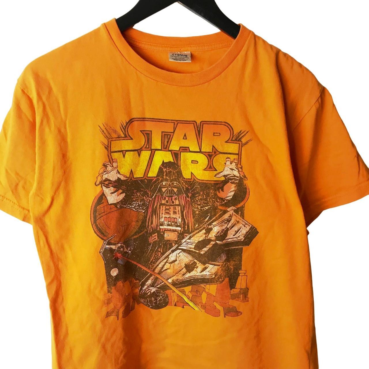 Star Wars Darth Vader T Shirt Adult Orange XL Extra... - Depop