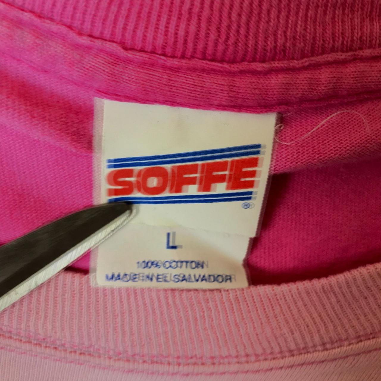 Soffe Navy Sister T Shirt Adult Pink White L Large... - Depop