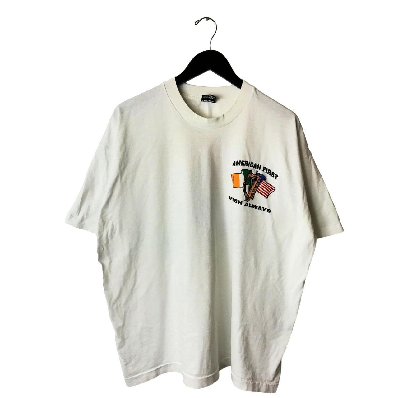 American First Irish Always T Shirt Vintage 90s... - Depop