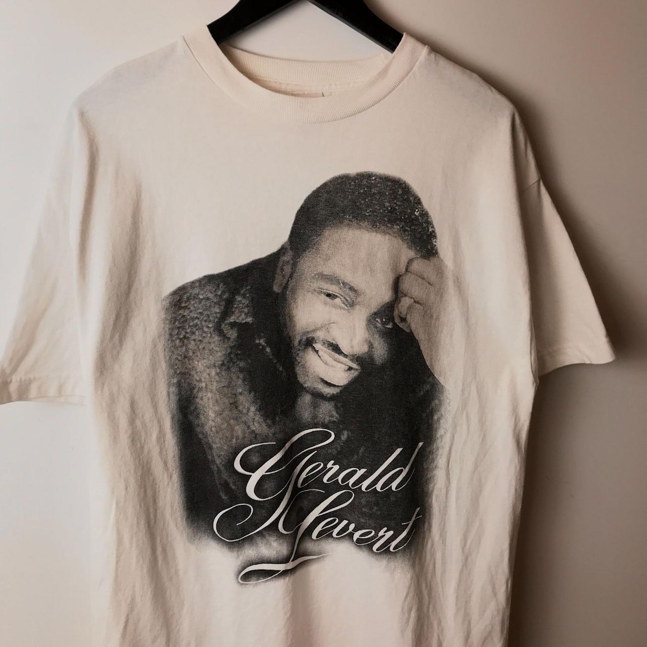 Gerald Levert Rap Tee Vintage Y2K White Medium M T... - Depop