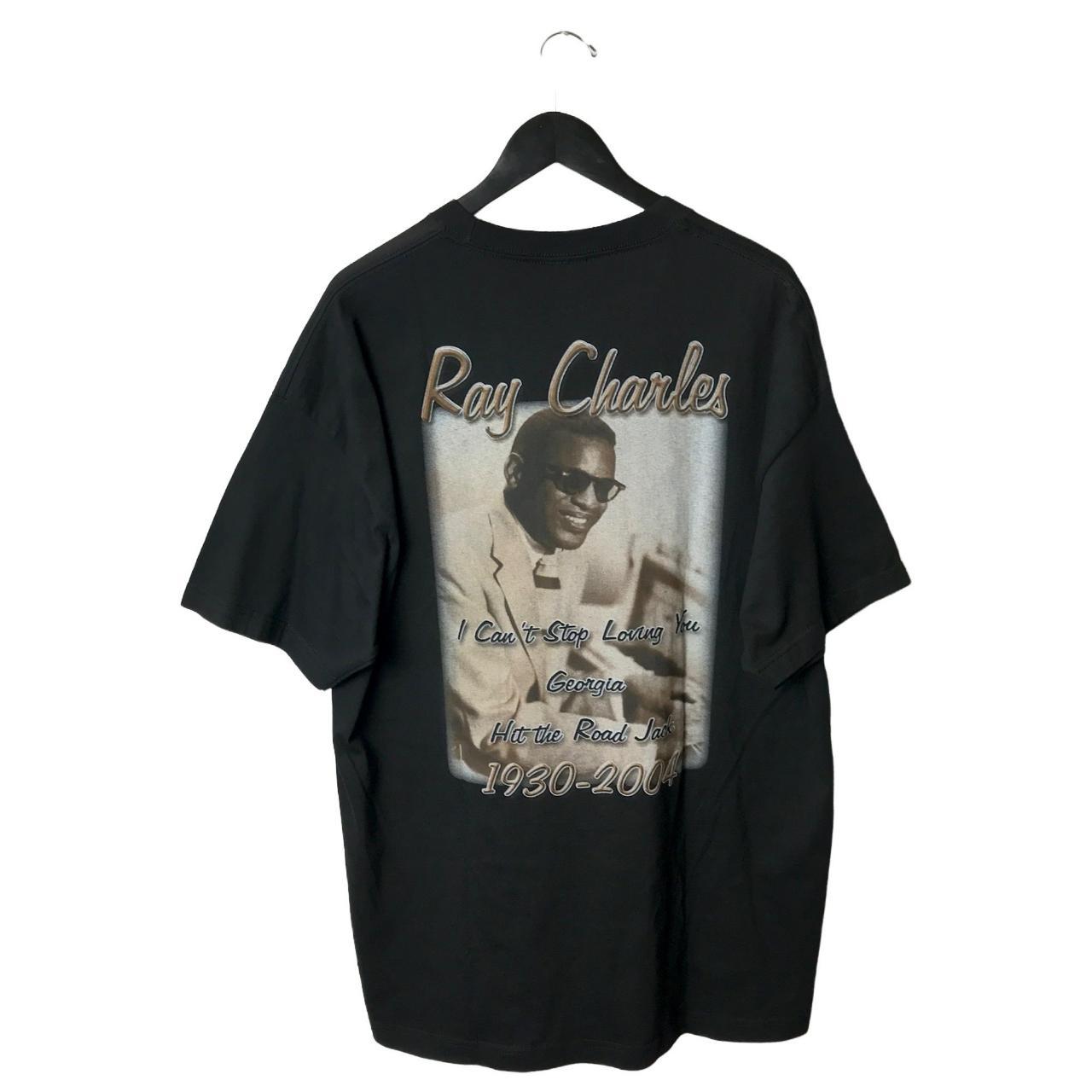 2004 NEW Ray Charles Rap Tee Vintage Y2K Black Extra... - Depop