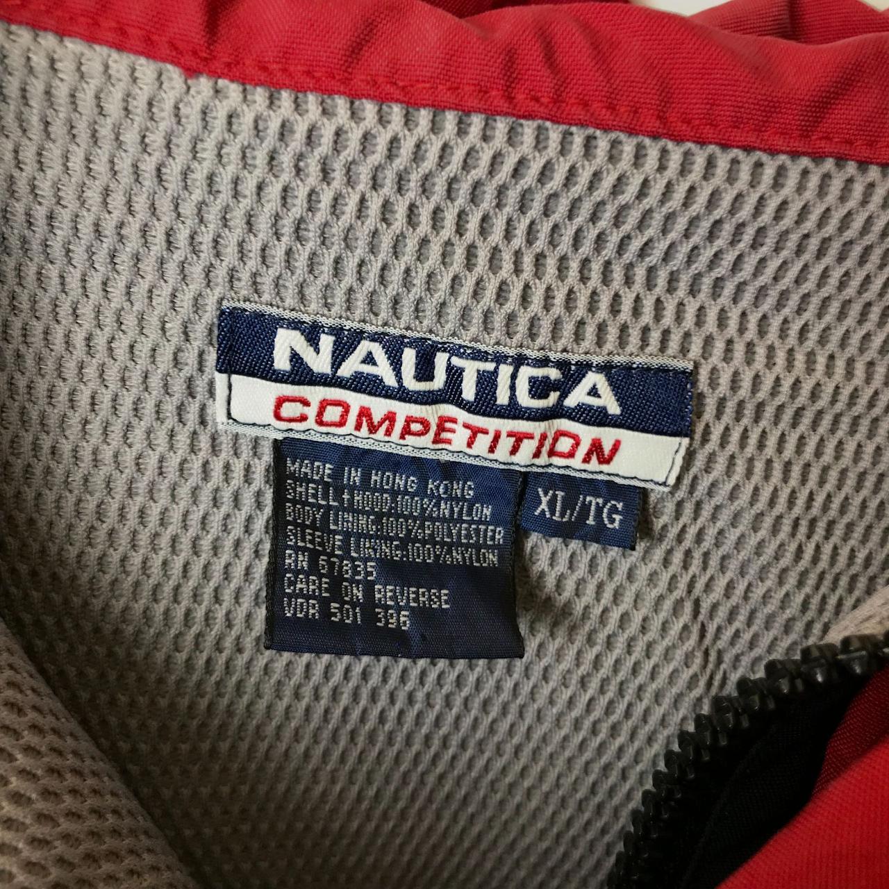 Vintage 90s Nautica Competition Jacket Adult Red... - Depop