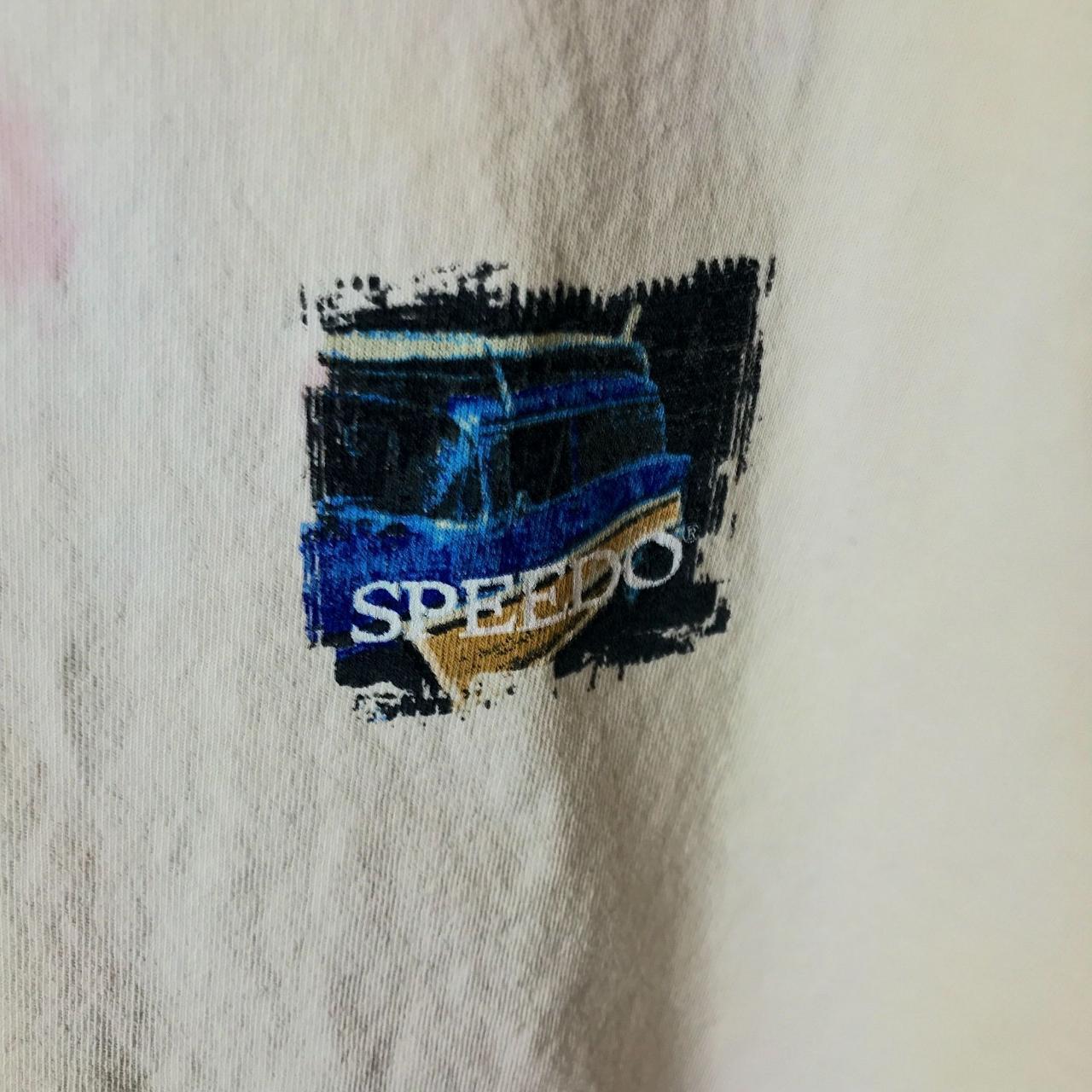 Speedo Tank Top Adult Cream Medium M Vintage Beach... - Depop