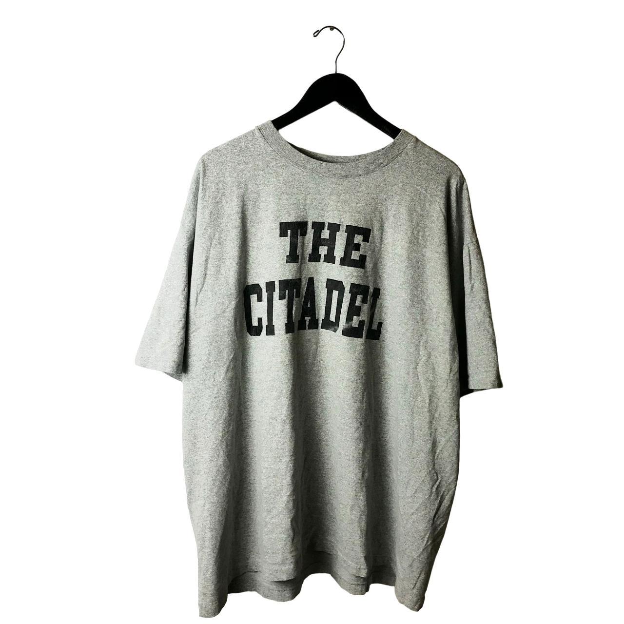Vintage The Citadel T Shirt Adult Gray 2XL XXL USA... - Depop