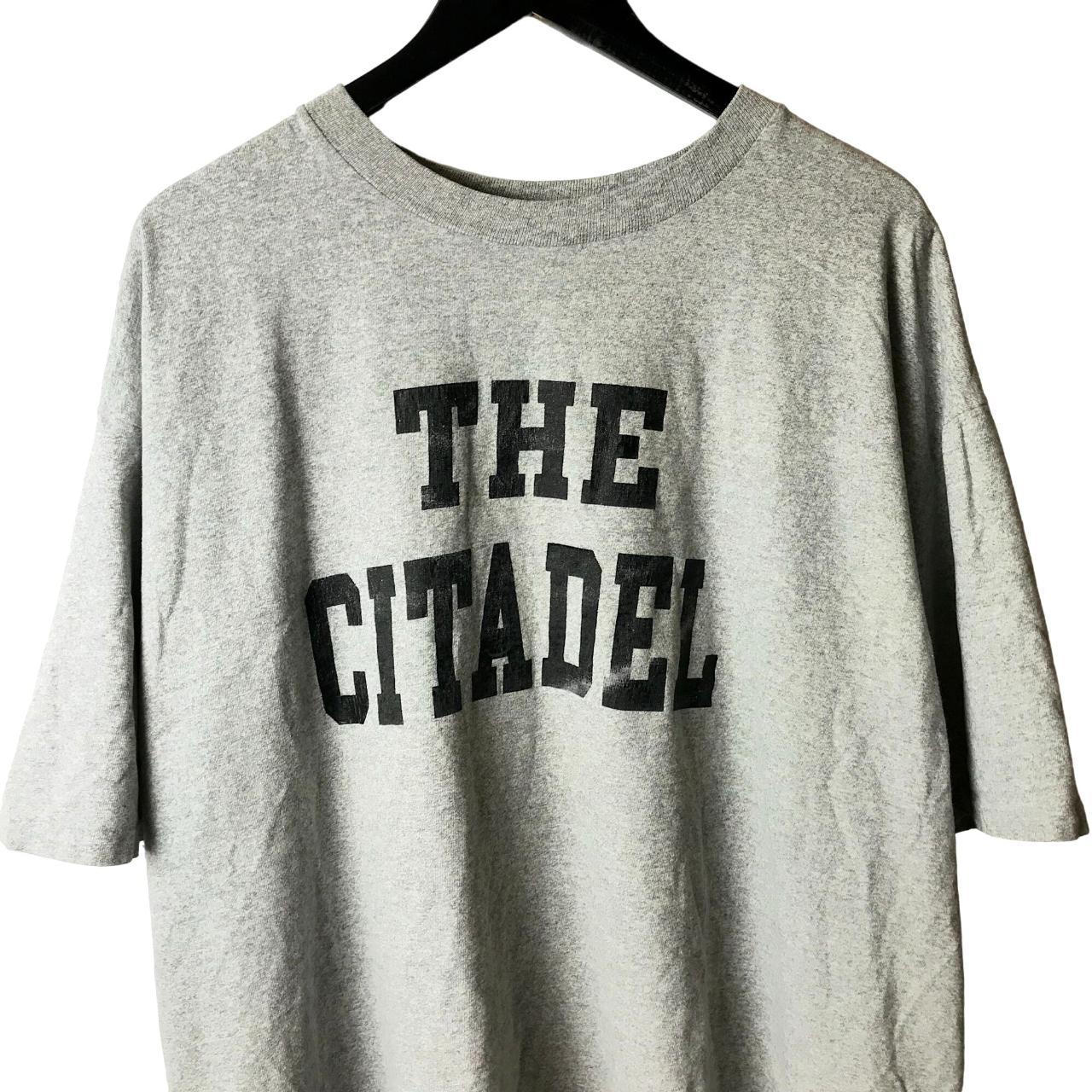 Vintage The Citadel T Shirt Gray 2XL XXL USA Graphic... - Depop