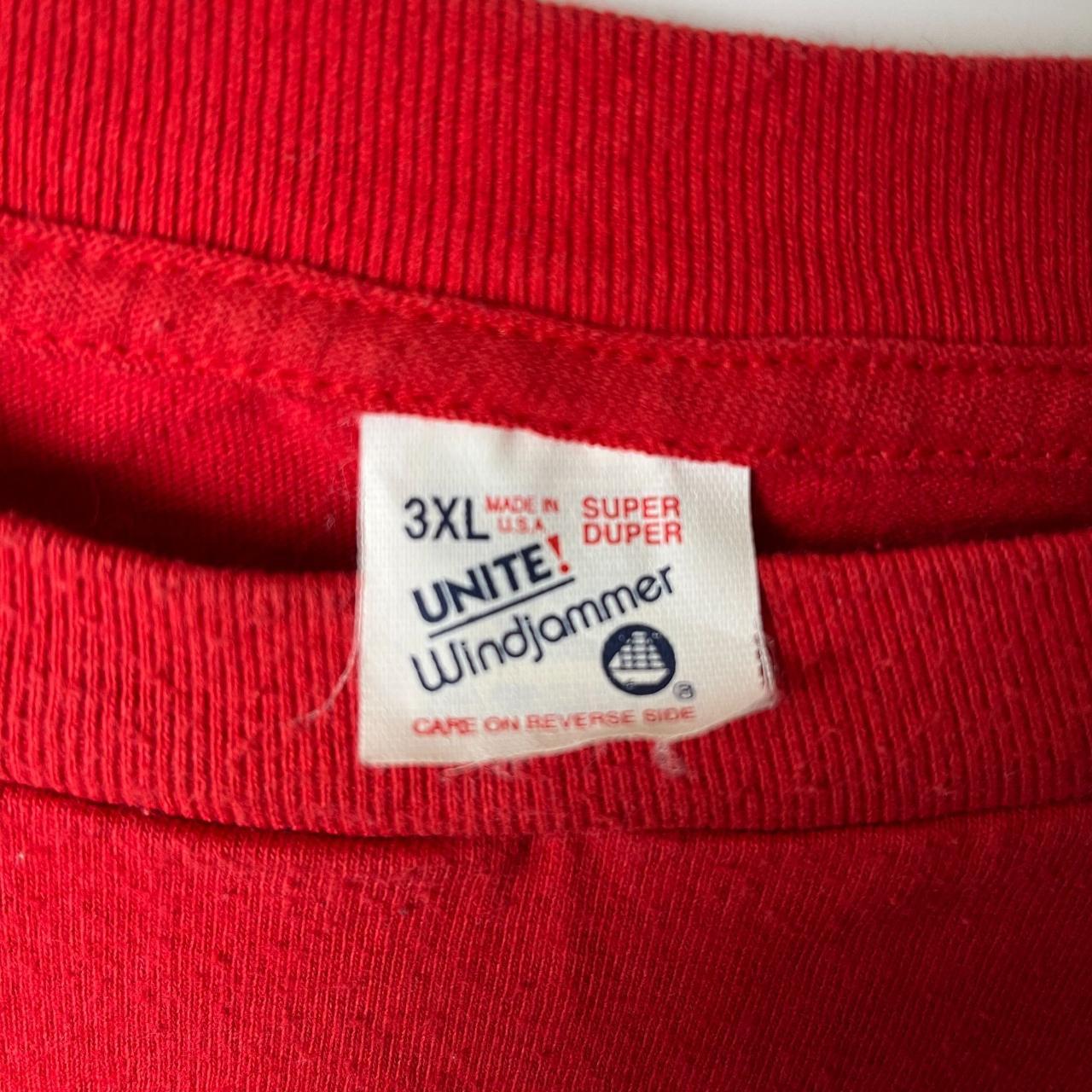 CWA Unions T Shirt Vintage Red 2XL XXL USA Graphic... - Depop