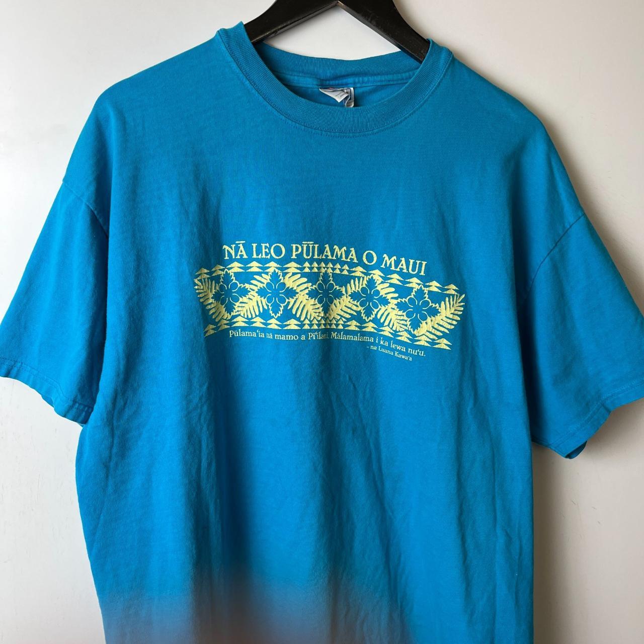Na Leo Pulama O Maui Hawaii T Shirt Vintage Adult... - Depop