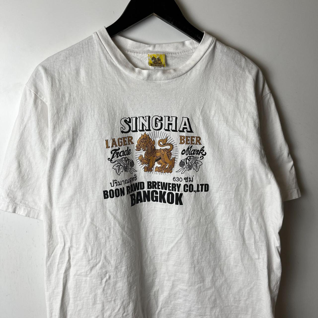 Singha Boon Rawd Brewery T Shirt Vintage Y2k Adult... - Depop