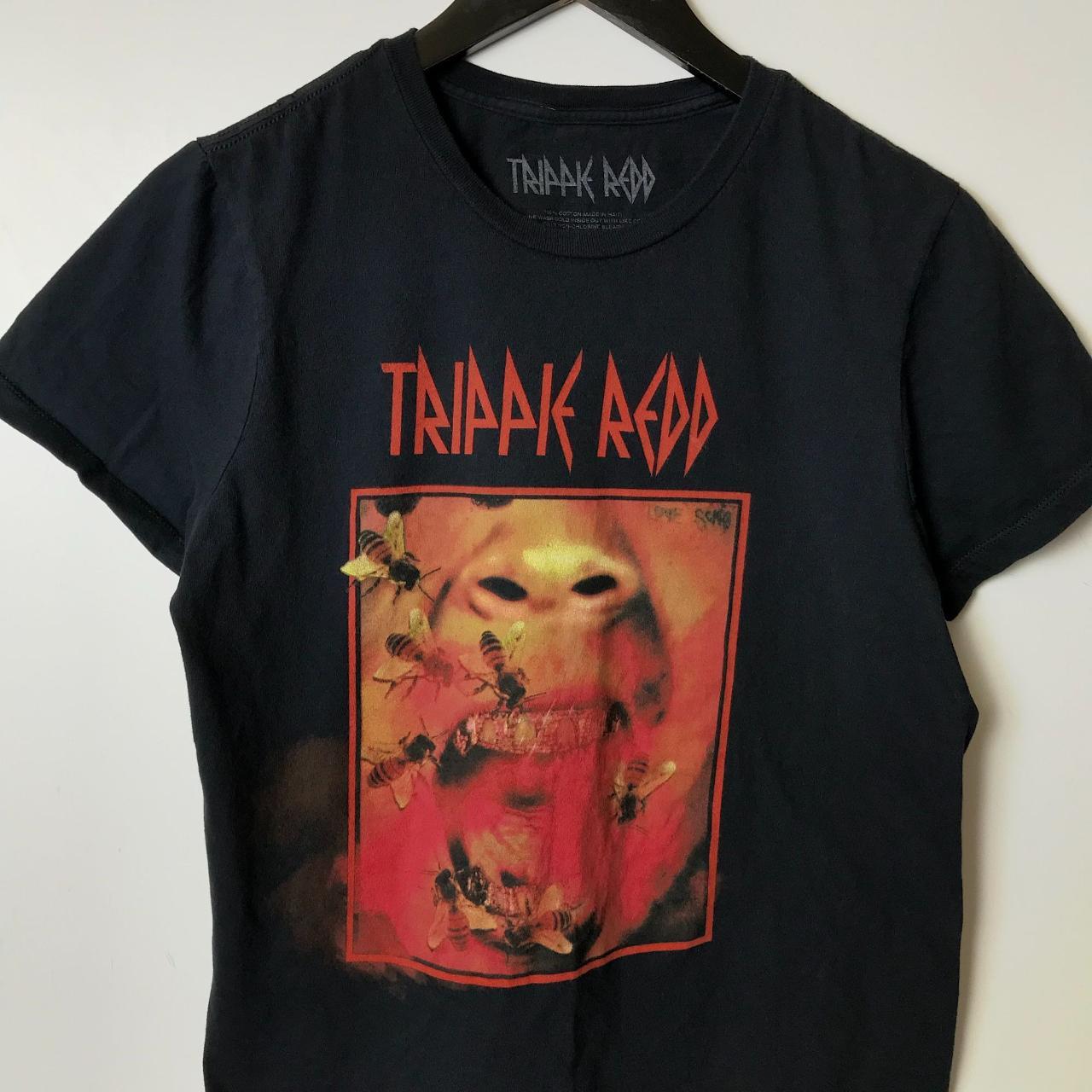 Trippie Redd Rap Tee T Shirt Black Extra Small XS... - Depop