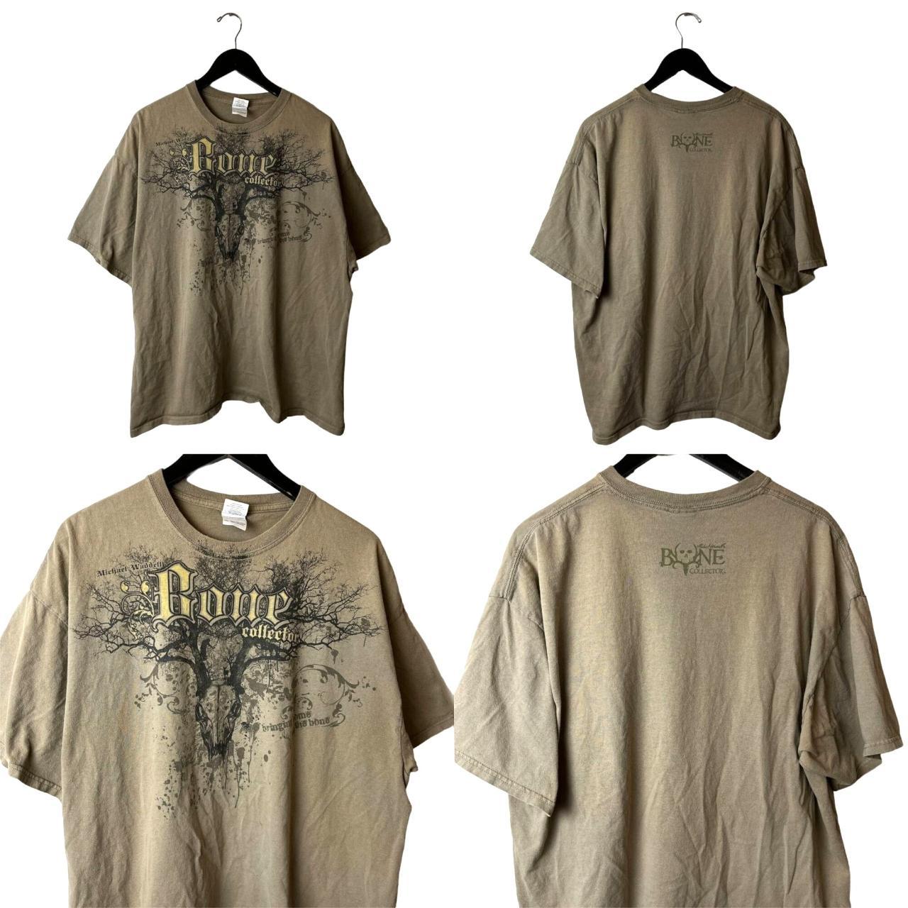 Bone Collector T Shirt Vintage Y2K Adult Brown Extra... - Depop