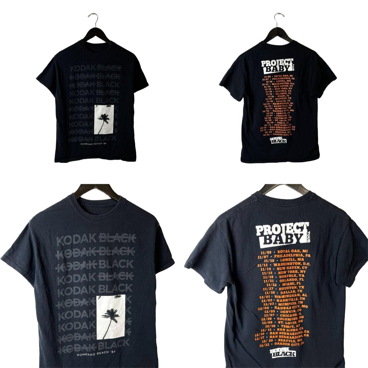 2017 Kodak Black Rap Tee T Shirt Adult Black Medium... - Depop