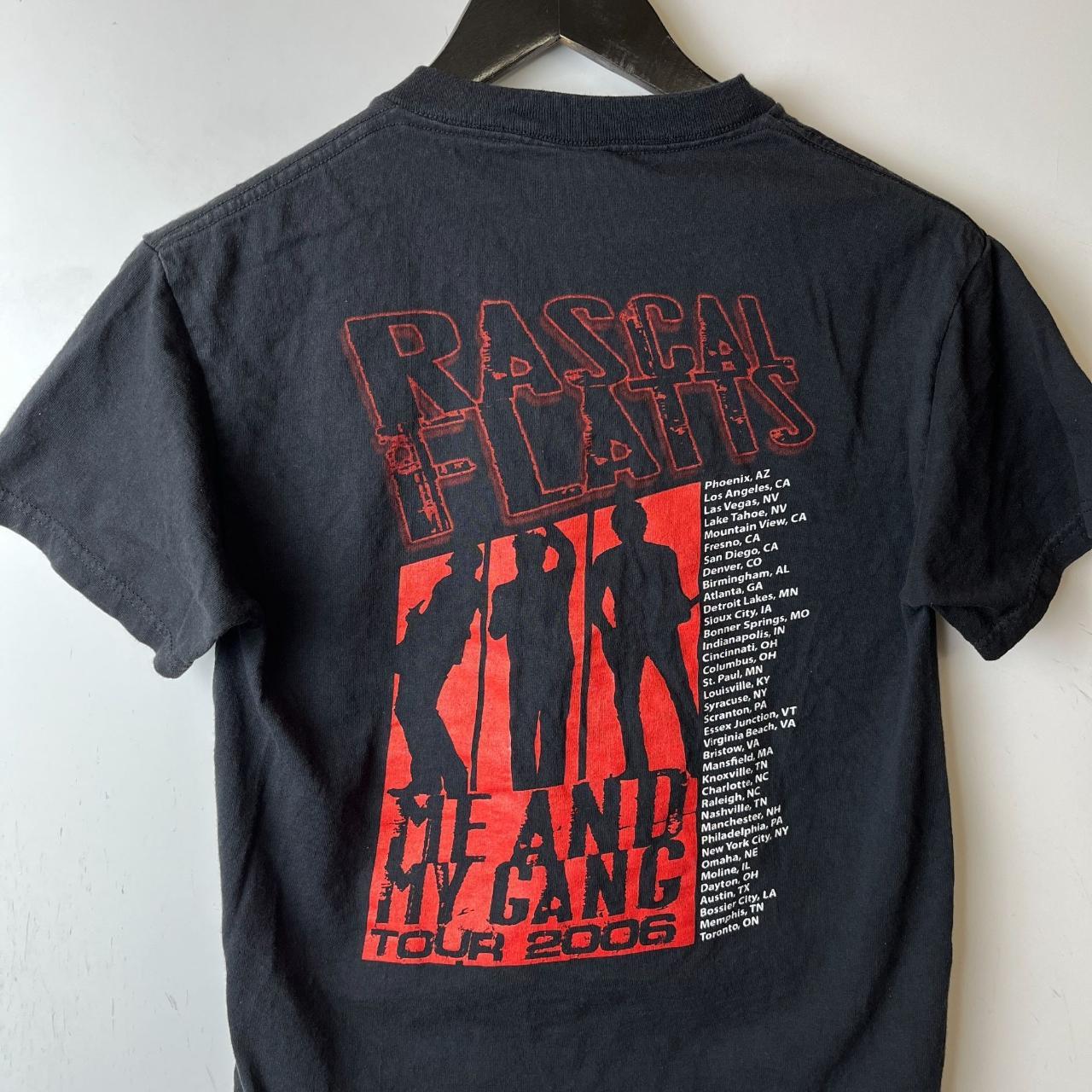 2006 Vintage Y2K Rascal Flatts T Shirt Black Small S... - Depop