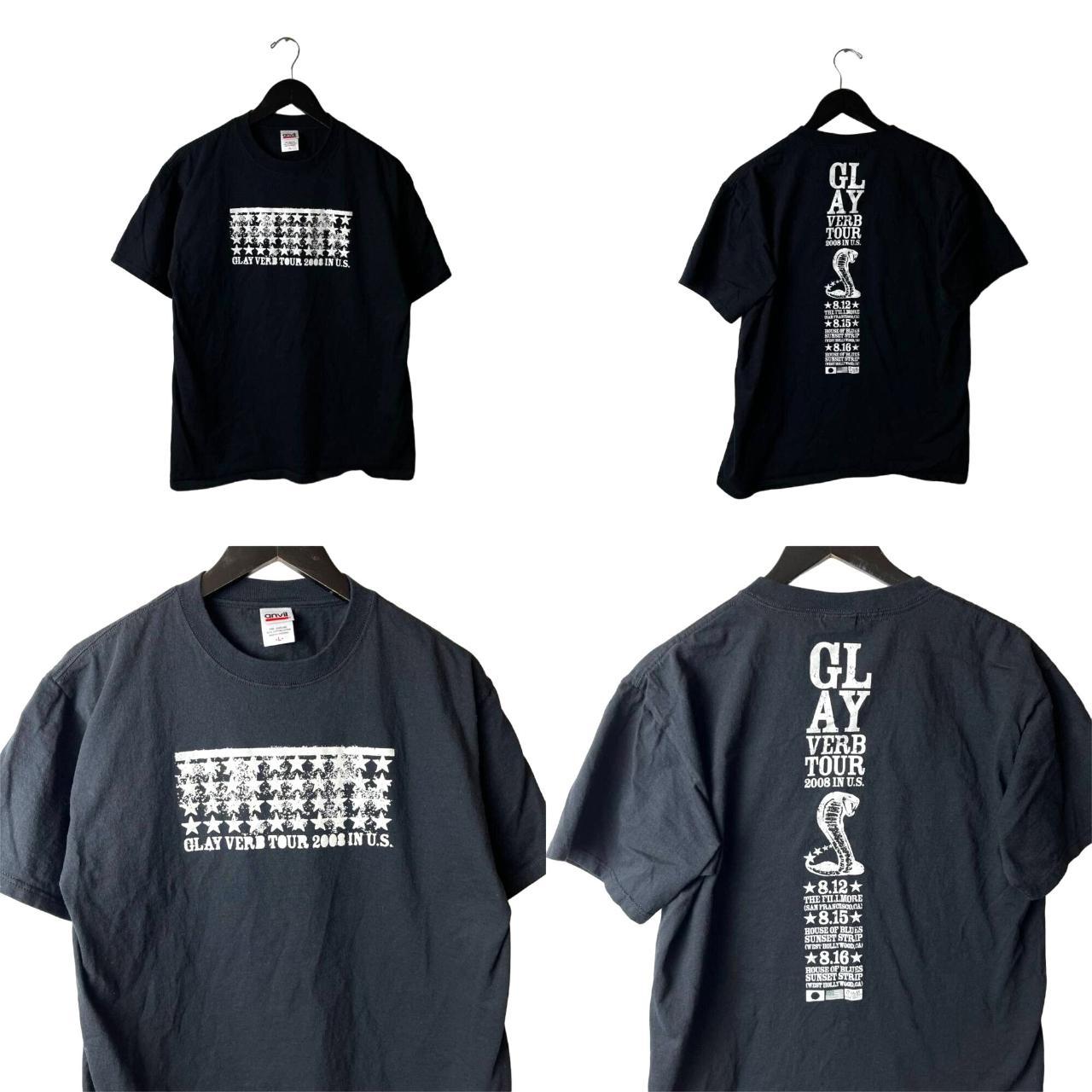 2008 Vintage Y2K Glay Verb Tour T Shirt Black Large... - Depop