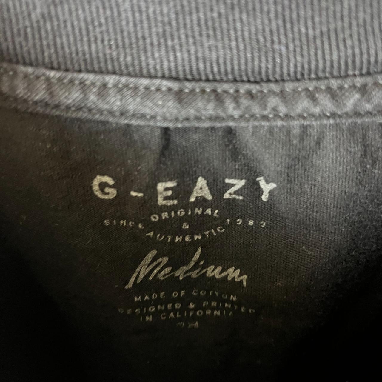 G-Eazy Rap Tee T Shirt Adult Black Small S Graphic... - Depop