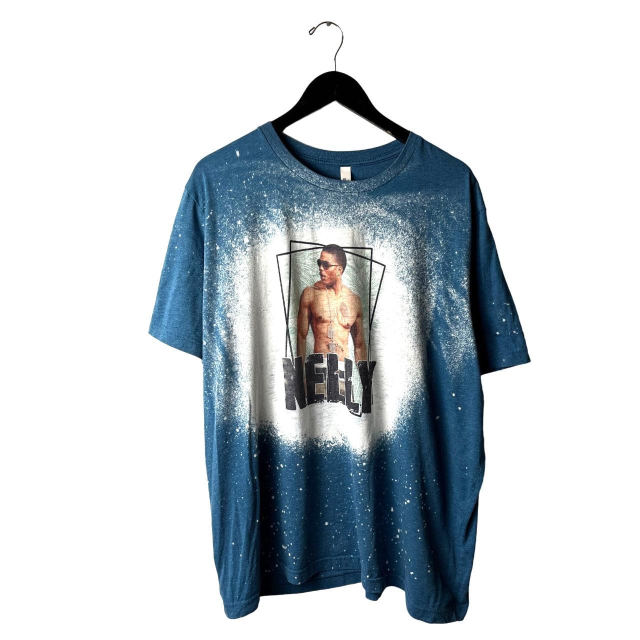Nelly Rap Tee T Shirt Adult Blue 3XL XXXL American... - Depop
