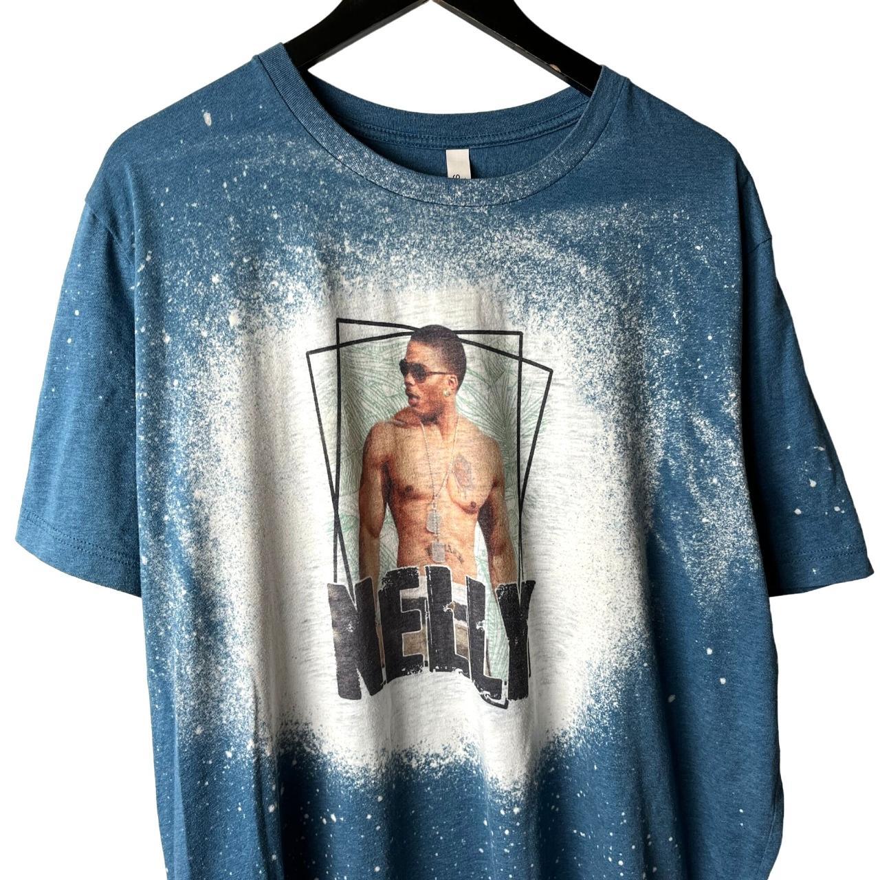 Nelly Rap Tee T Shirt Adult Blue 3XL XXXL American... - Depop