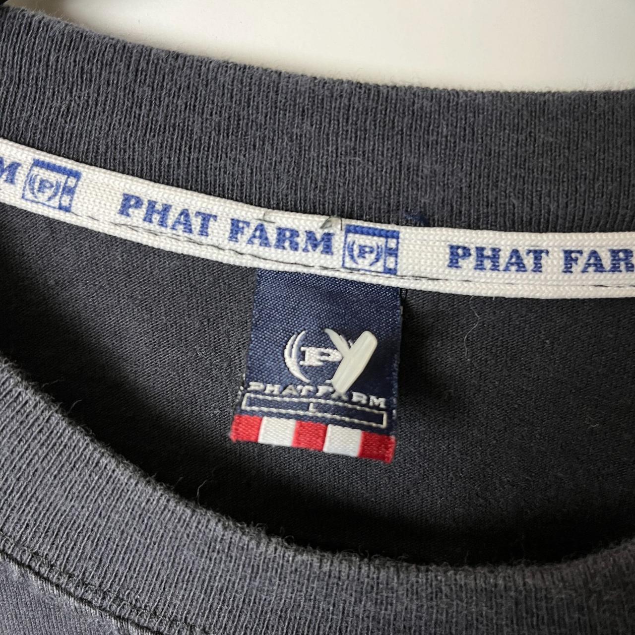 Vintage Y2K Phat Farm T Shirt Black Large L USA... - Depop