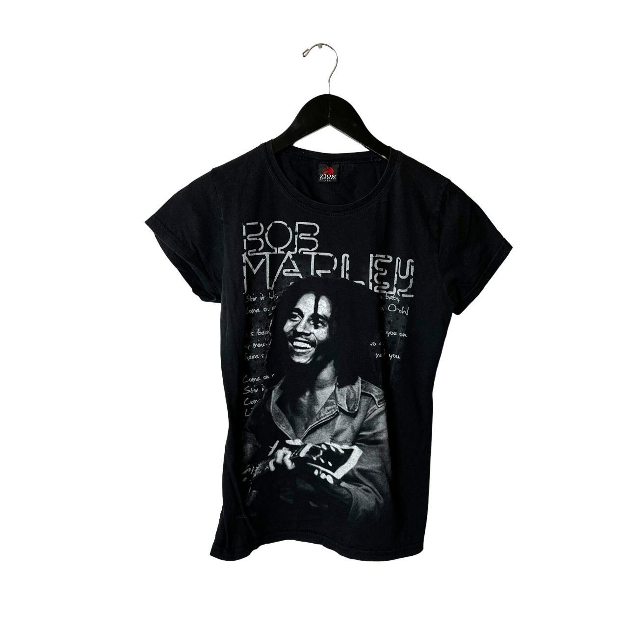 2004 Vintage Y2K Bob Marley T Shirt Womens Black... - Depop