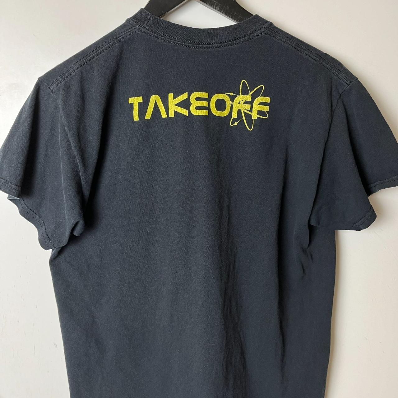 Takeoff Migos Rap Tee T Shirt Medium M Black Graphic... - Depop