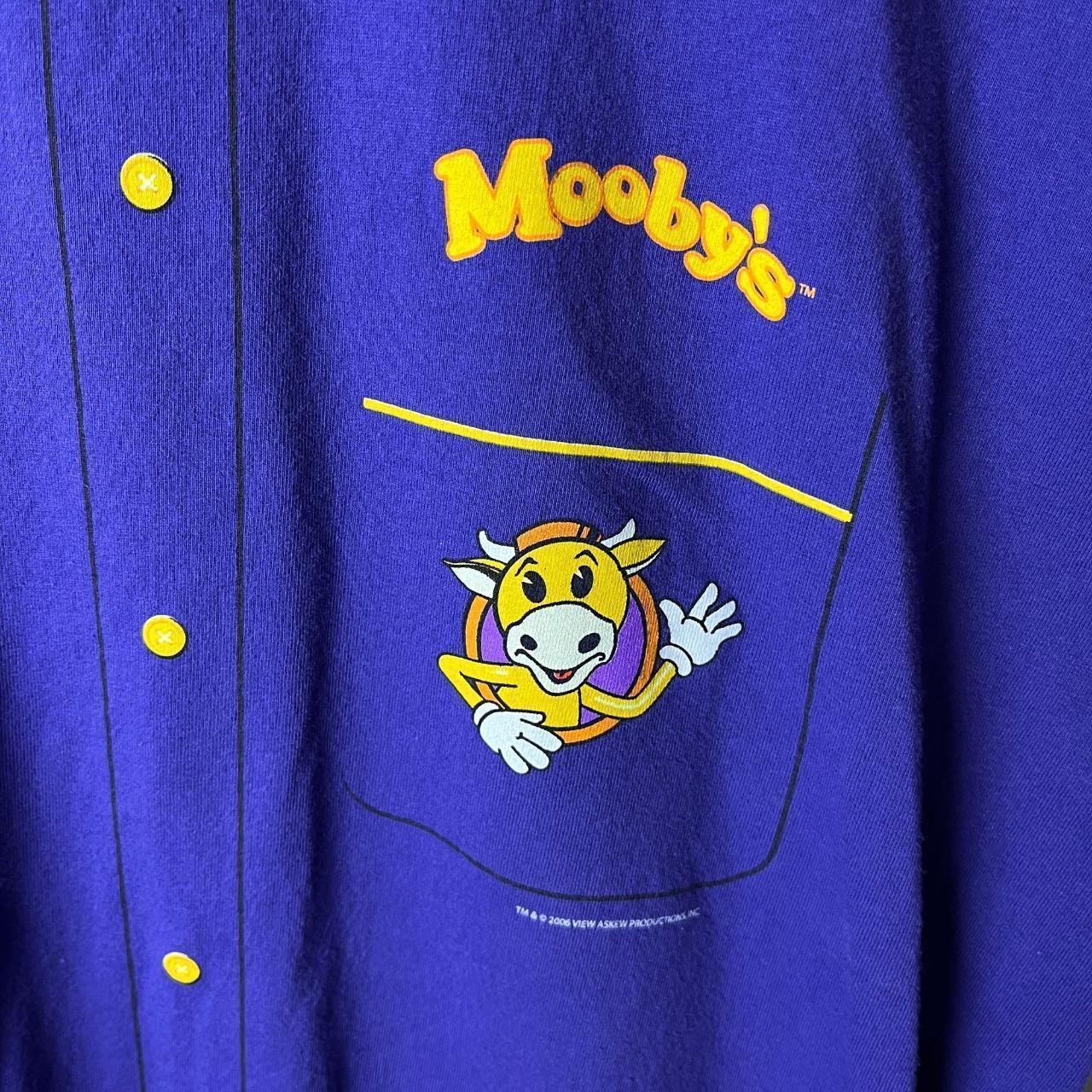 2006 Mooby's T Shirt Vintage Y2K Purple Large L... - Depop
