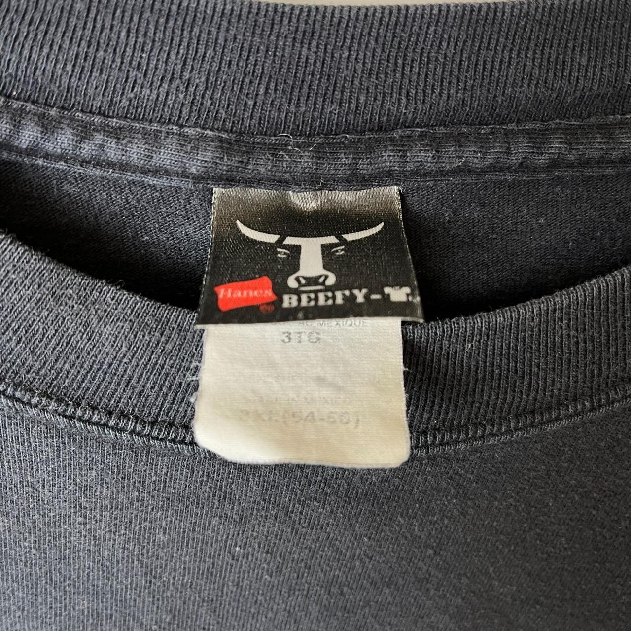 Vintage Y2K Team National T Shirt Adult Black 3XL... - Depop