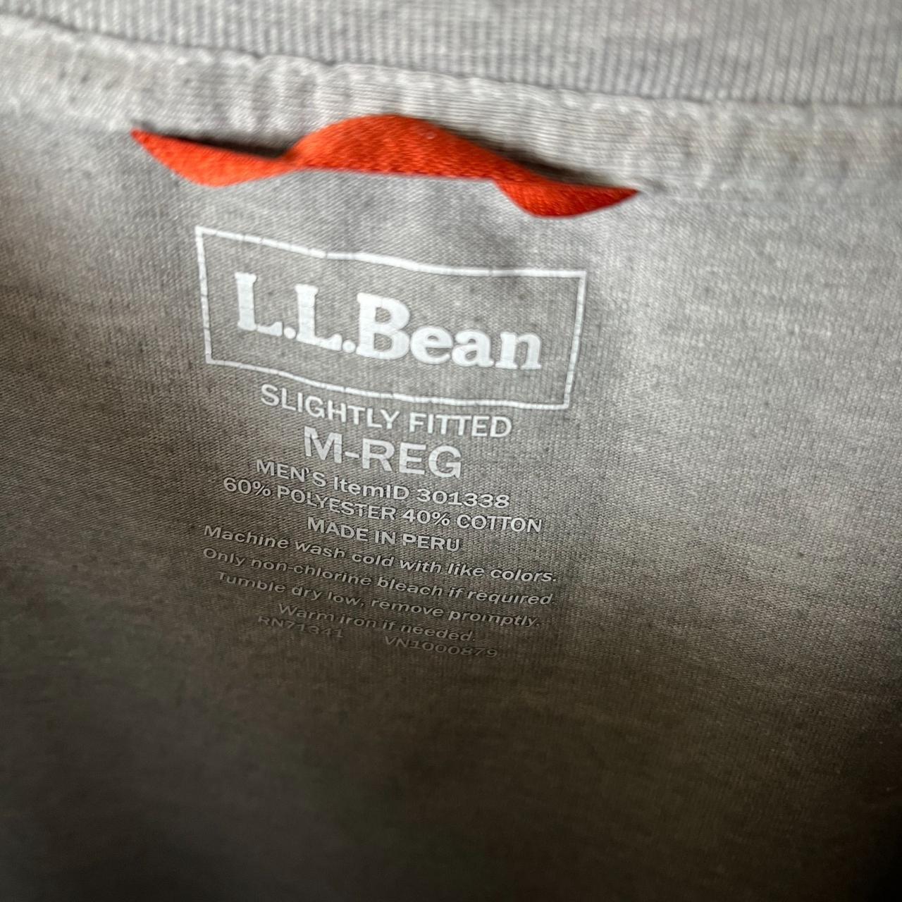 LL Bean T Shirt Gray Medium M Scenery Graphic Tee... - Depop