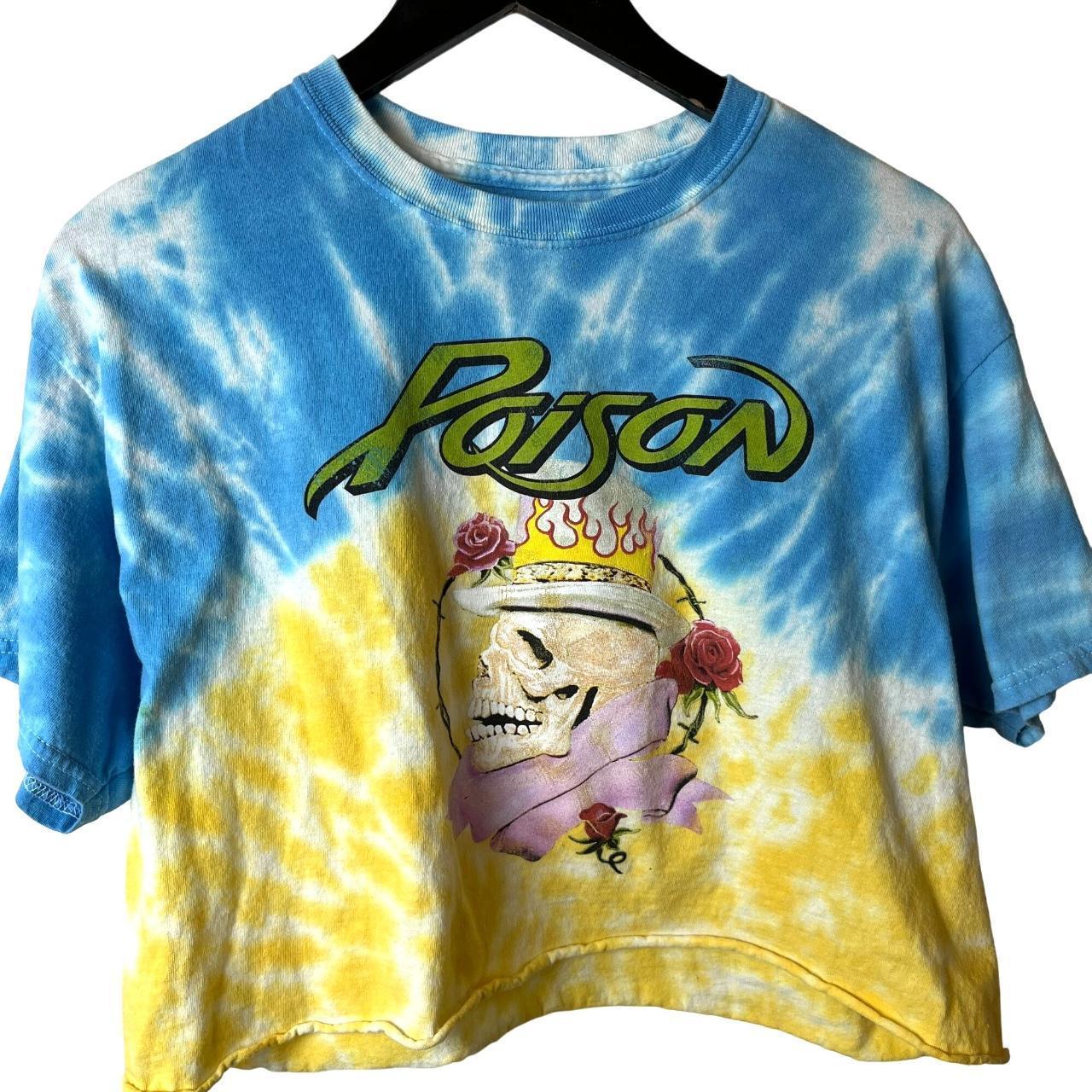 Poison Crop Top T Shirt Womens Multicolor Extra... - Depop