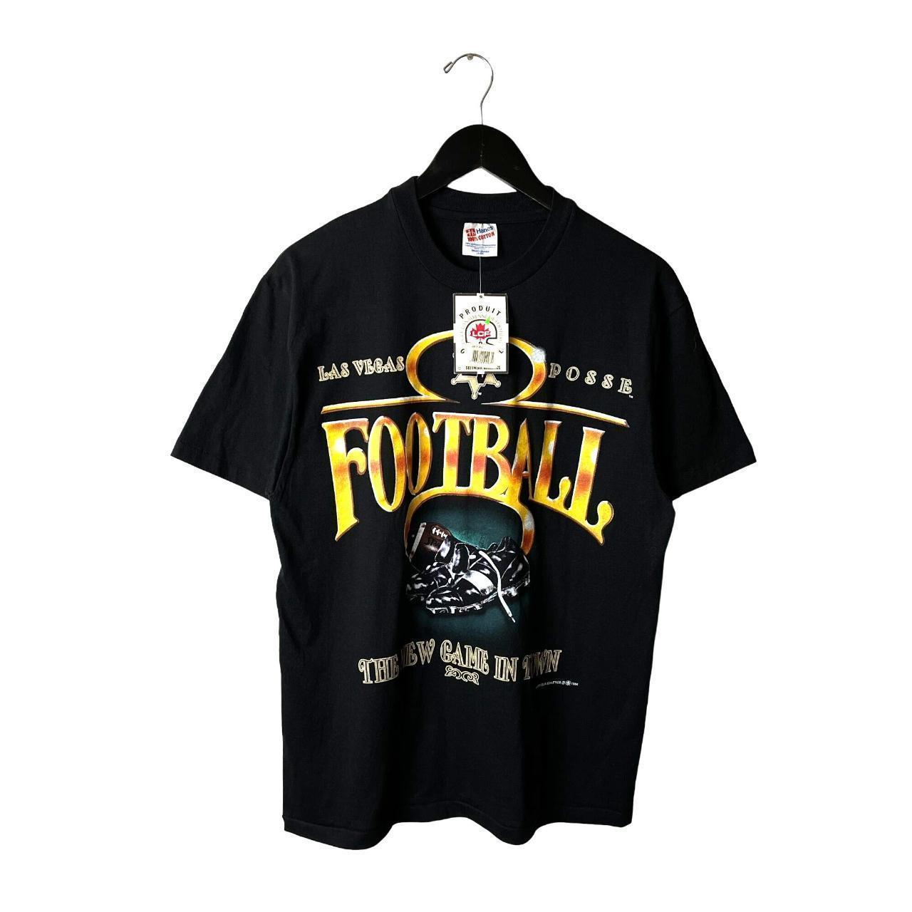 1994 Vintage 90s Las Vegas Posse Football T Shirt... - Depop