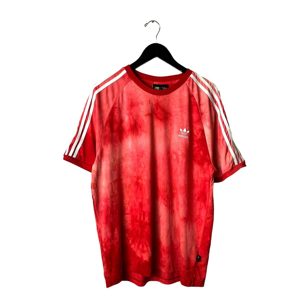 Adidas x Pharrell Williams T Shirt Adult Red White... - Depop