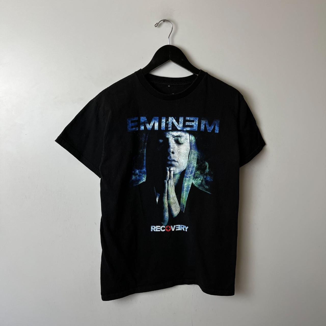 Eminem Recovery Rap Tee Adult Black Medium M... - Depop