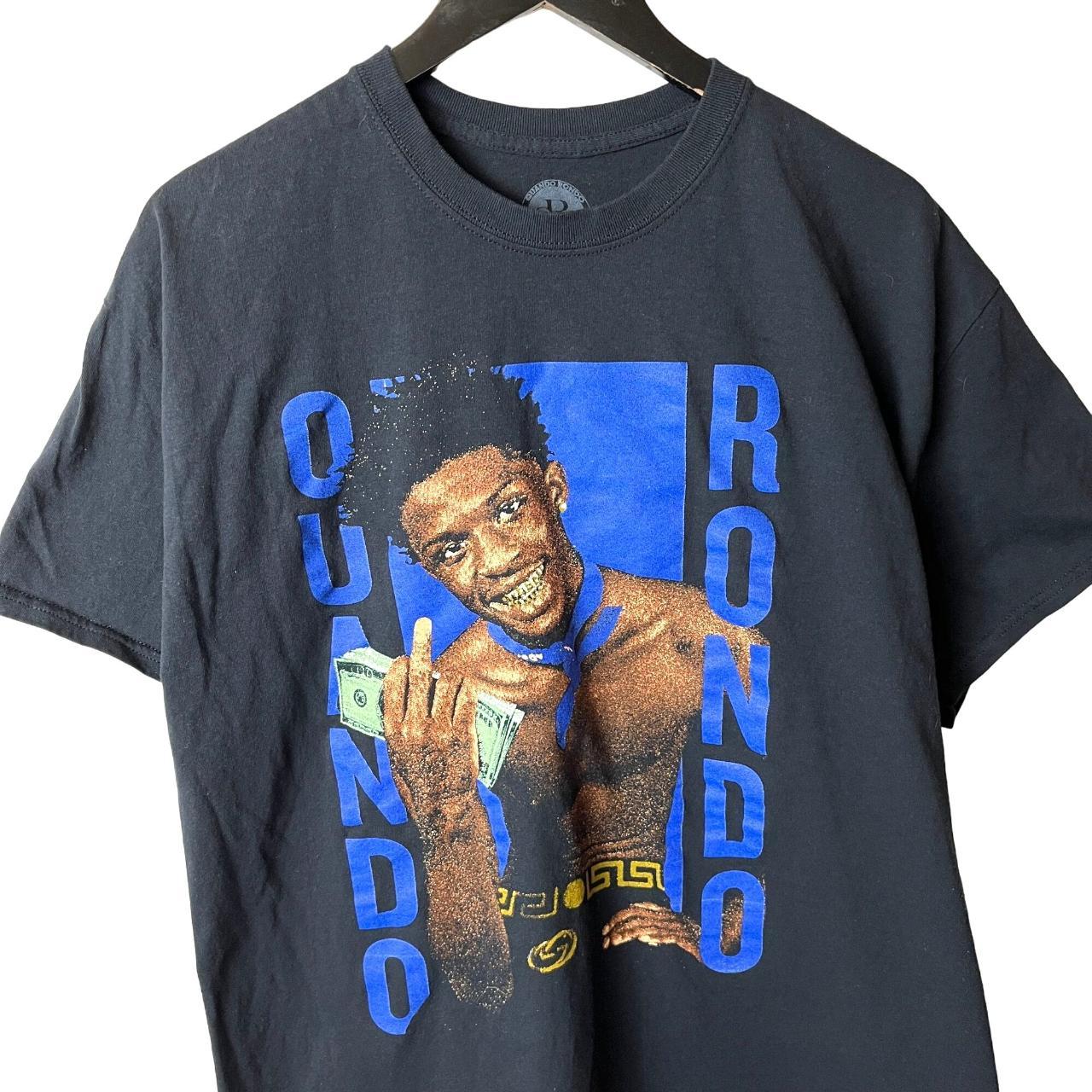 Quando Rondo Rap Tee Black XL Extra Large Artist... - Depop