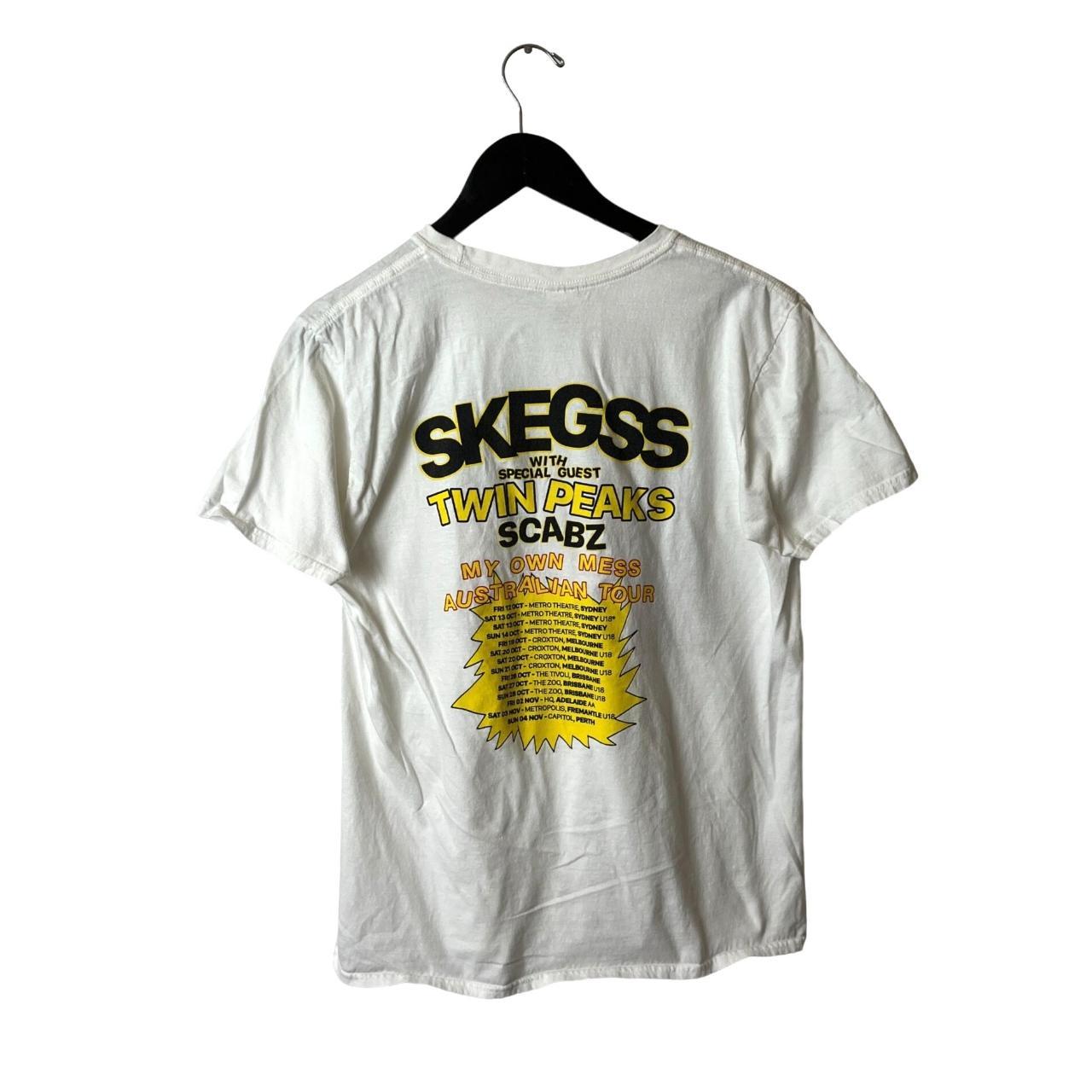 2018 Skegss Australian Tour T Shirt White Large L... - Depop