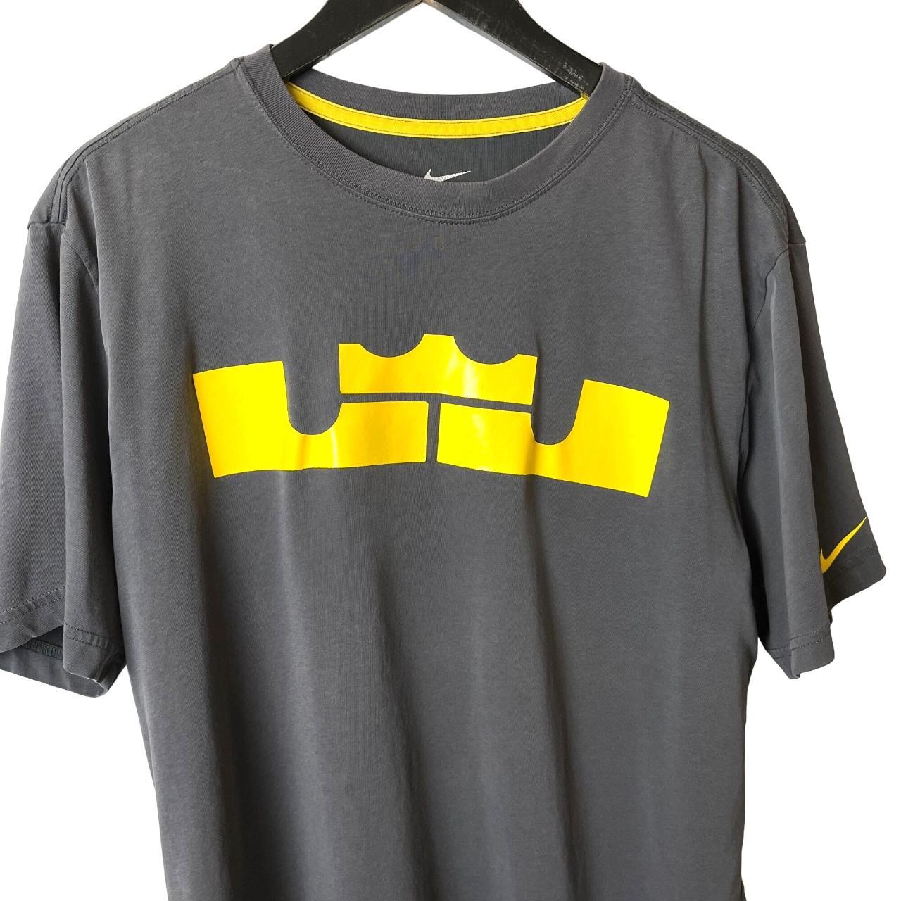 Nike Dri-Fit LeBron James Crown Logo Basketball T... - Depop