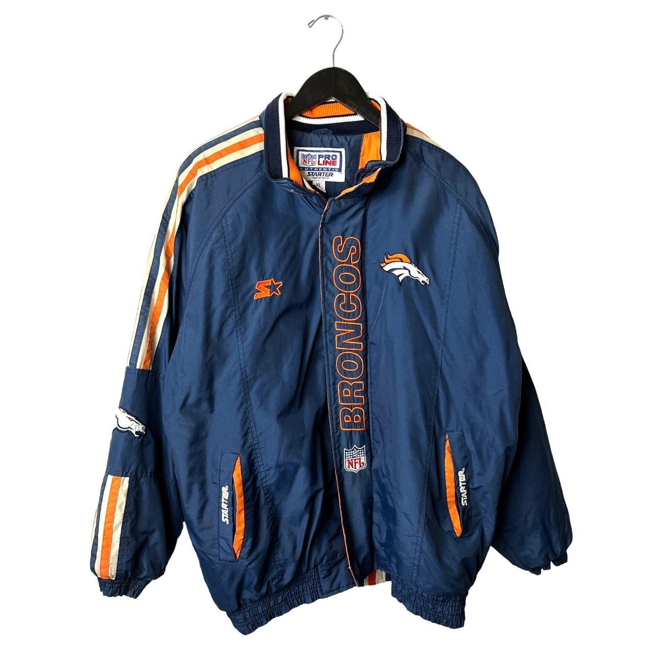 Vintage 90s Starter NFL Pro Line Denver Broncos... - Depop