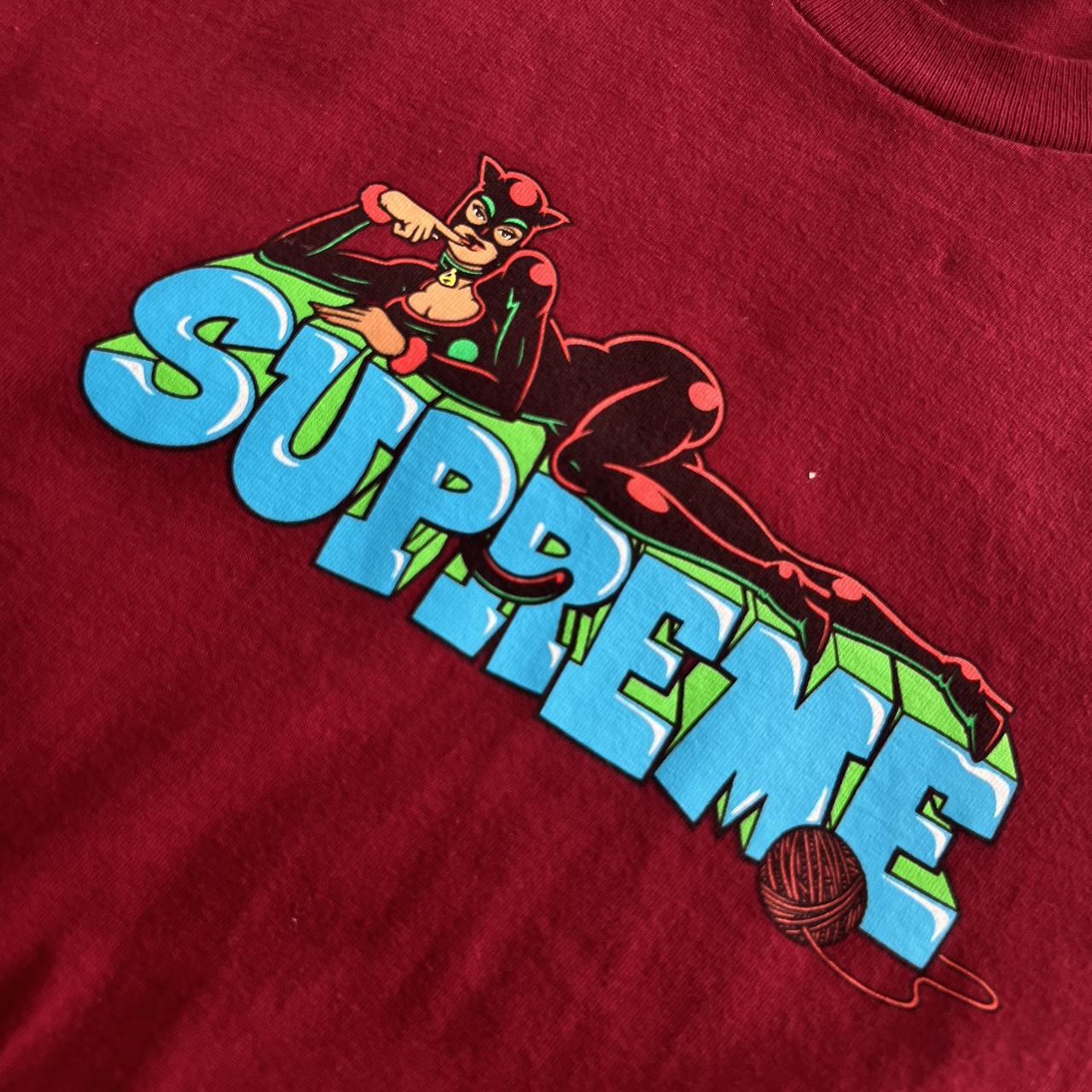 Supreme catwoman tee FW22 Excellent condition 28... - Depop
