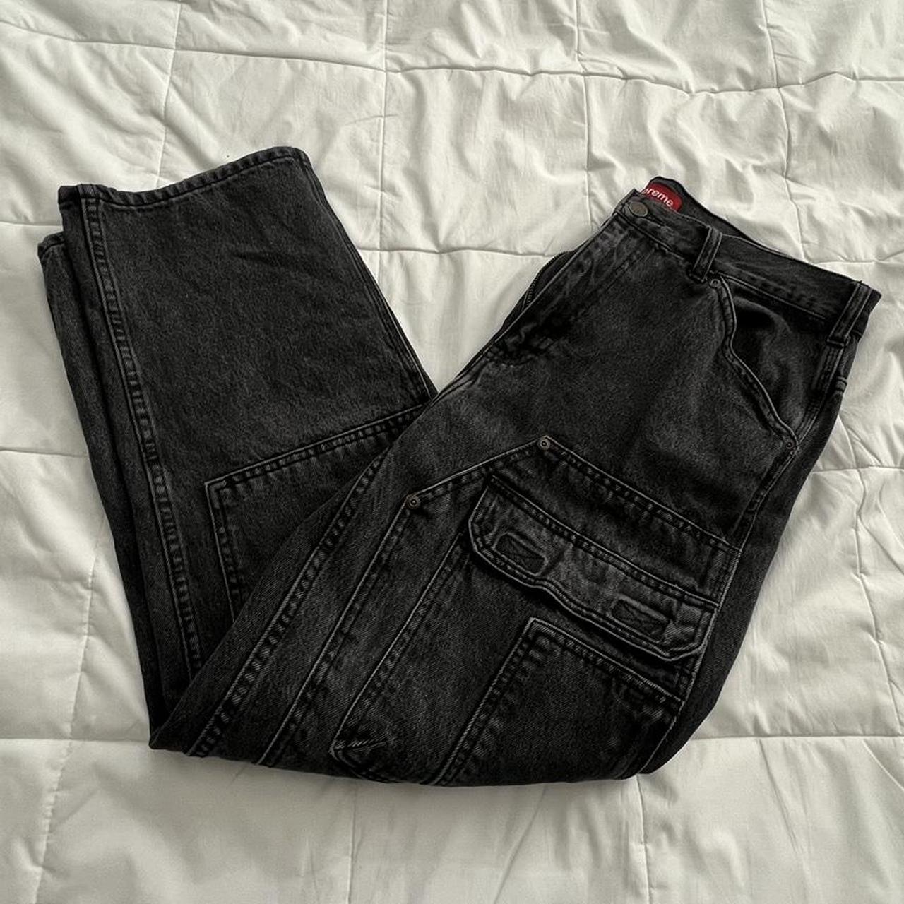 Supreme Double Knee Denim Utility... - Depop
