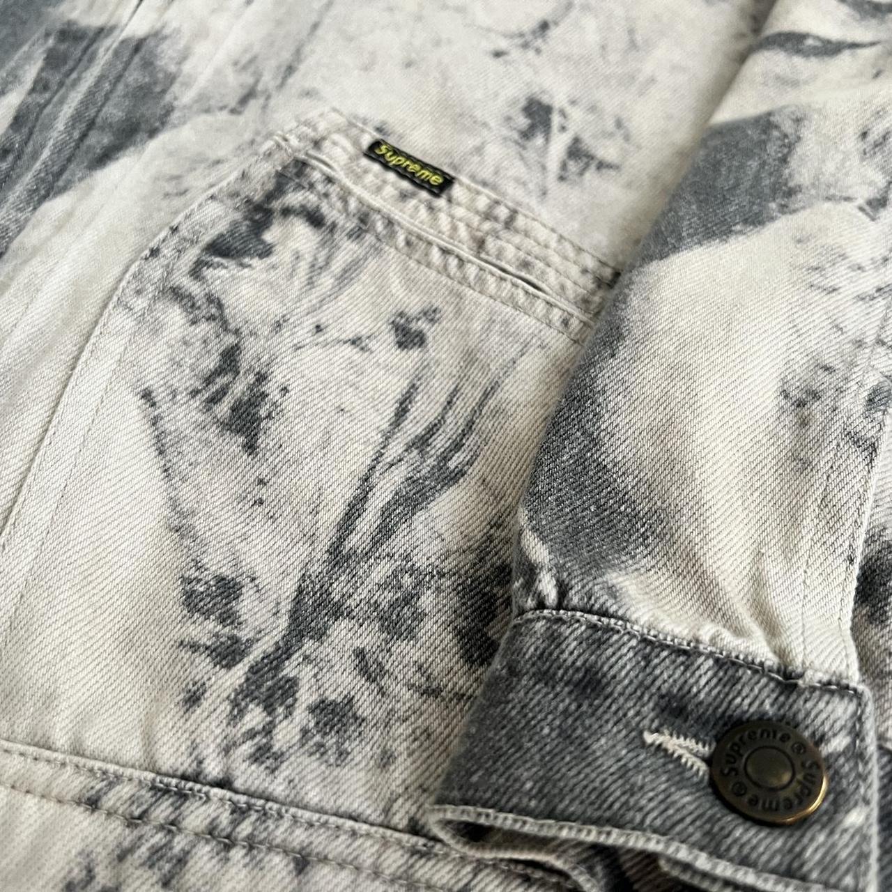 Supreme Is Love Denim Work Jacket No flaws 23 chest... - Depop