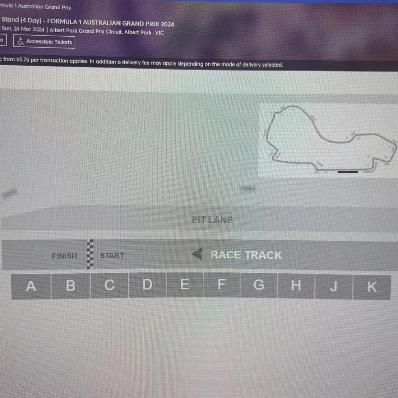 Formula 1 Australian Grand Prix 2024 Fangio Stand... - Depop