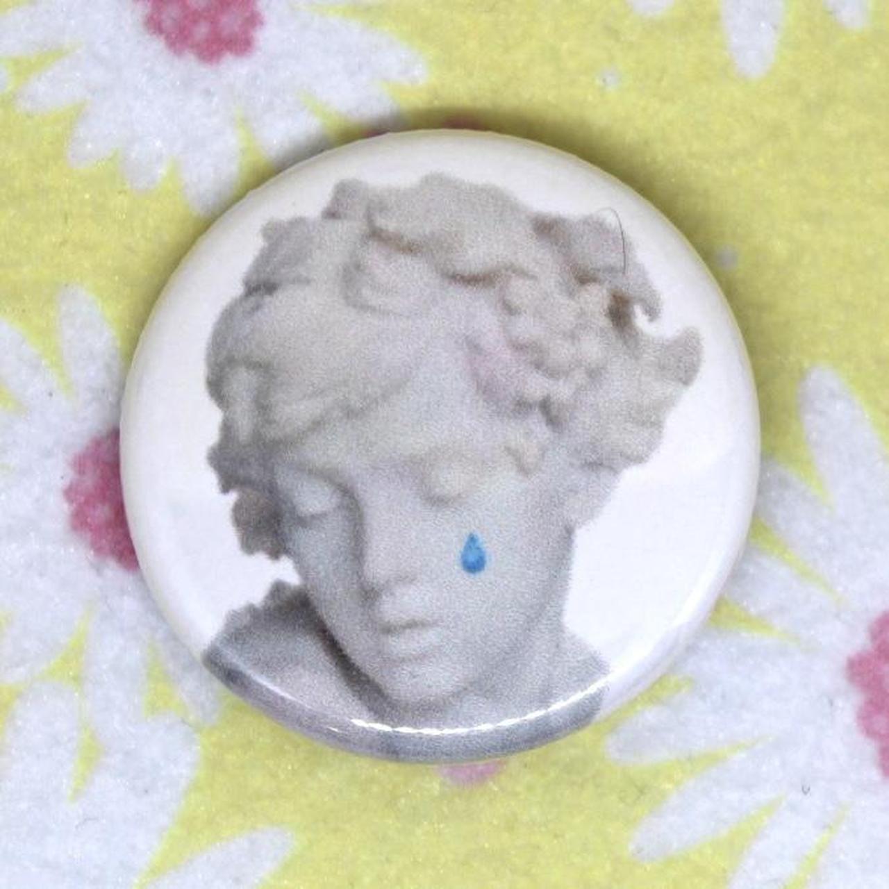 🥀 Angel crying pin 1.25 inches 🥀 •Handmade by me... - Depop