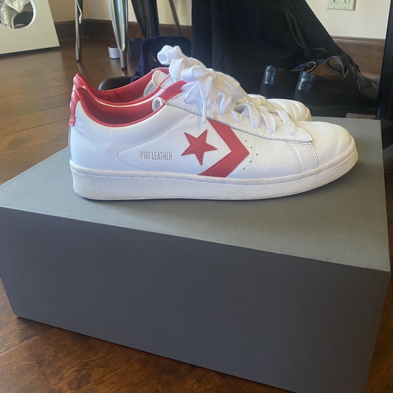 Converse Red All Star Sneakers Size 9 Gently worn... - Depop
